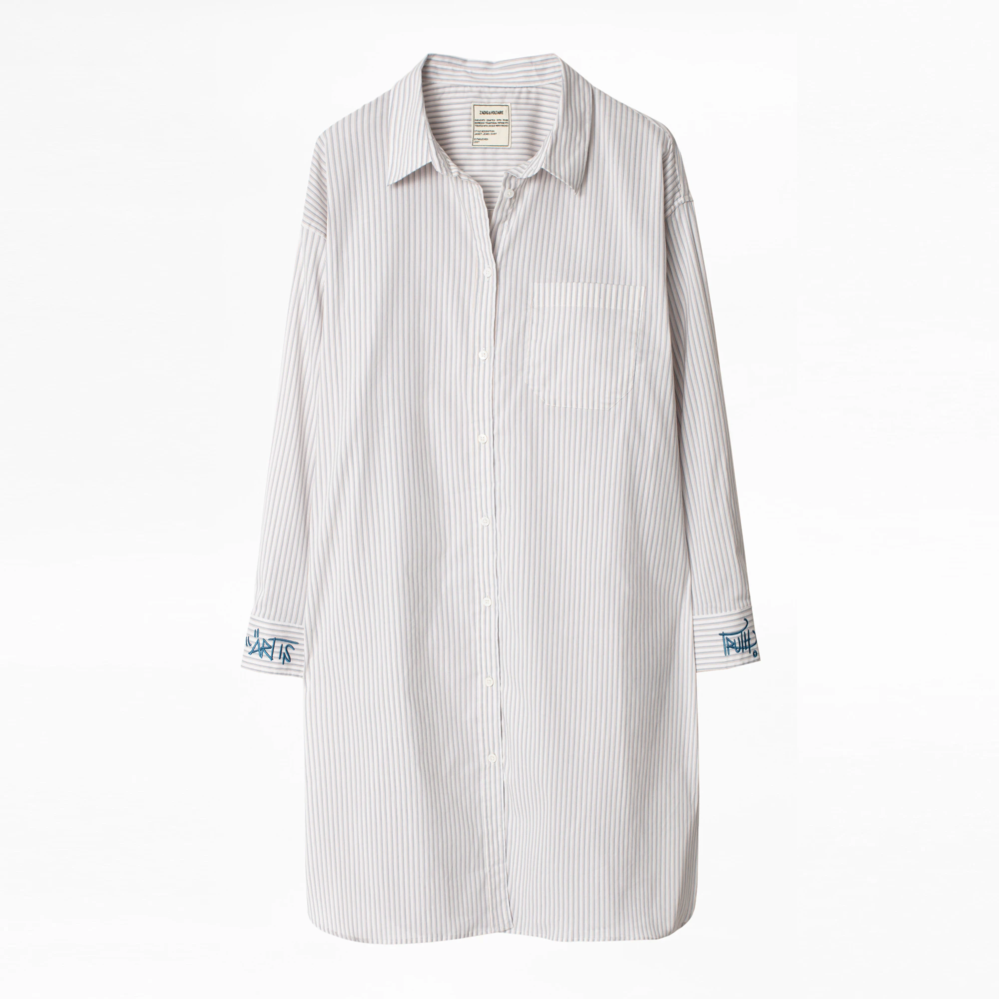 Resley Rayé Dress dress beige women | Zadig&Voltaire