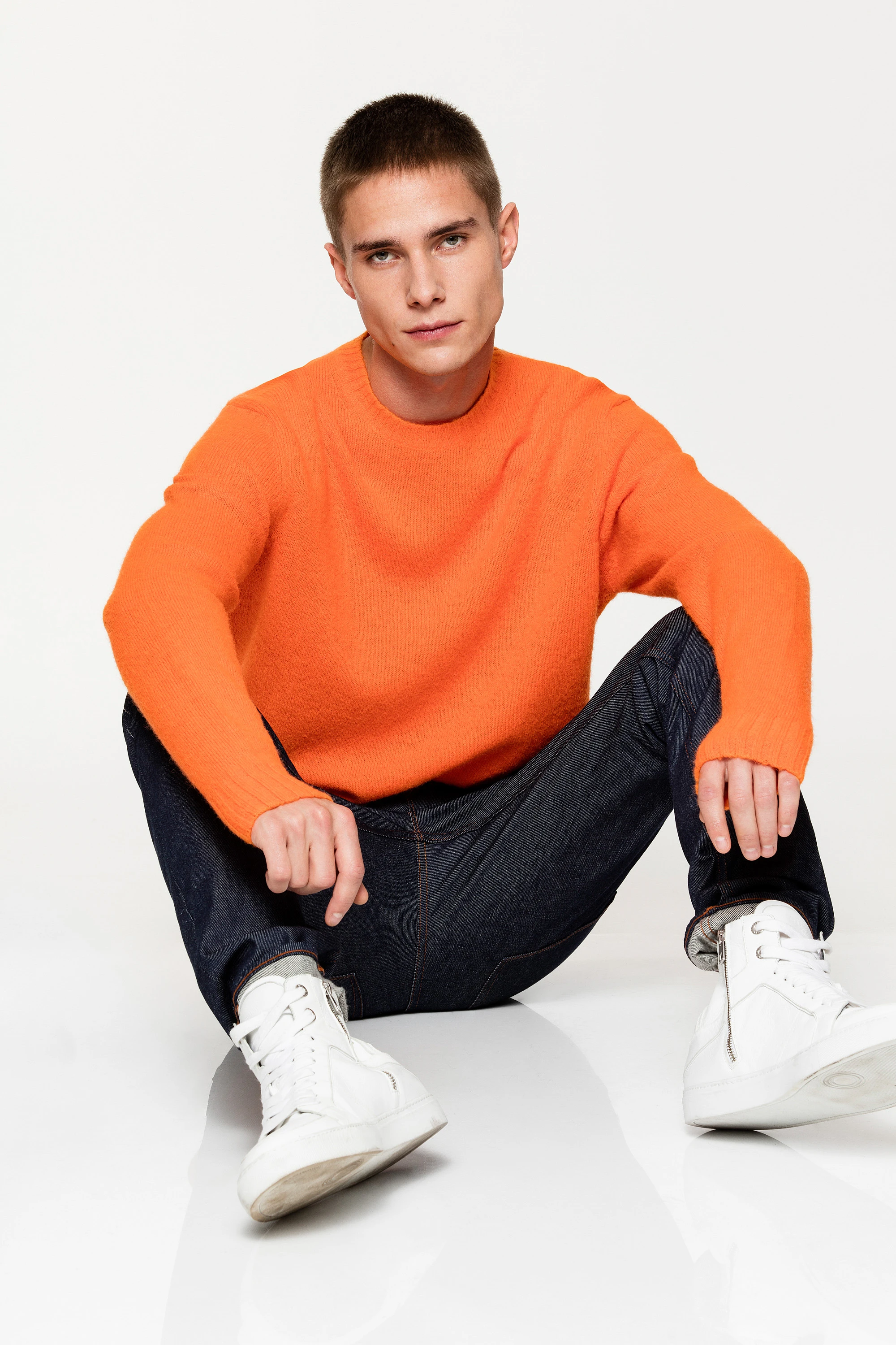 Liam Bam sweater sweater orange men | Zadig&Voltaire