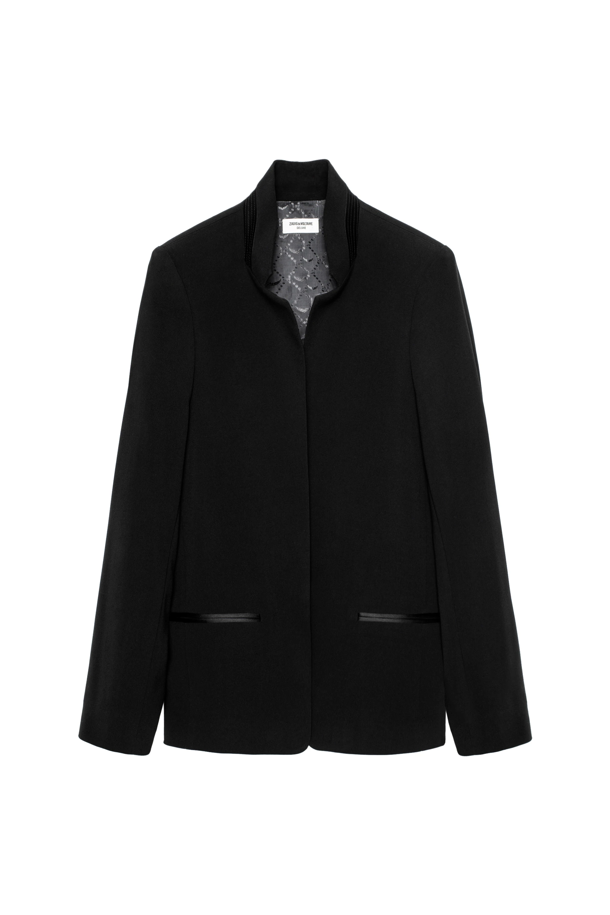 Volly Crepe Jacket blazer black women | Zadig&Voltaire