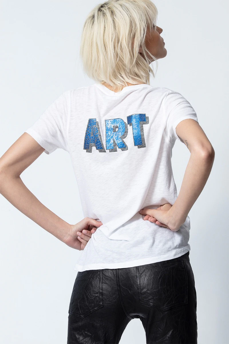 Atia Art 3D T-Shirt t-shirt white women | Zadig&Voltaire | Zadig&Voltaire